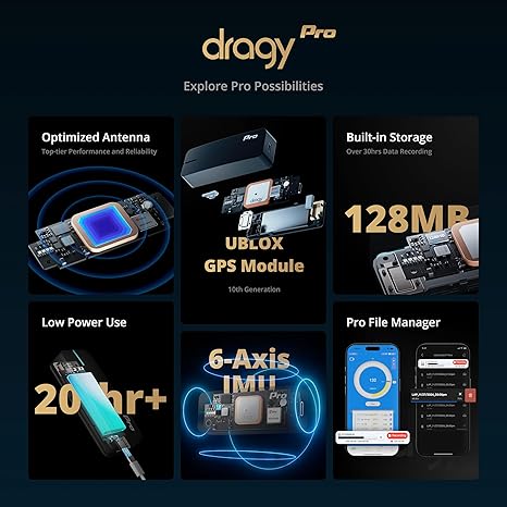 Dragy Pro | Professional GPS Performance Meter | 6-Axis IMU | RaceChrono Compatible – Dragy ...